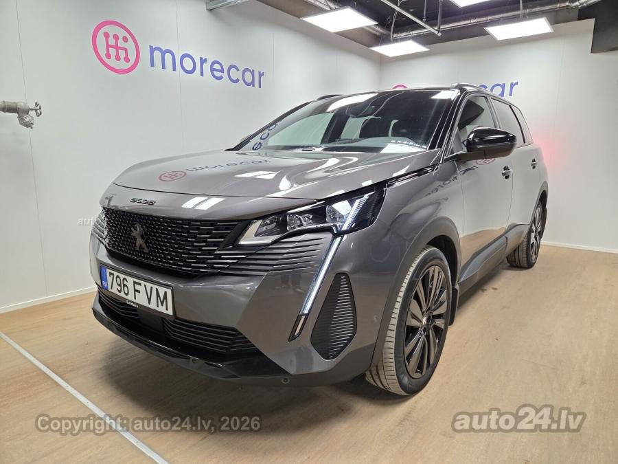 Grey Peugeot 5008 2022 in Tallinn, with an engine capacity of 1.50 L and mileage of 61 thousand km for 24900 €, photo 4 on AUTOMOTO.COM.LV