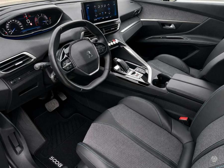 Pelēks Peugeot 5008 2022 Marijampole, ar dzinēja tilpumu 1.50 L un nobraukumu 168 tūkst. km par 18755 €, foto 10 vietnē AUTOMOTO.COM.LV