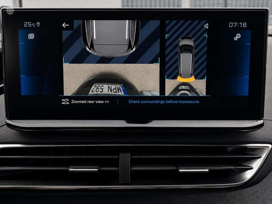 Pelēks Peugeot 5008 2022 Marijampole, ar dzinēja tilpumu 1.50 L un nobraukumu 168 tūkst. km par 18755 €, foto 16 vietnē AUTOMOTO.COM.LV