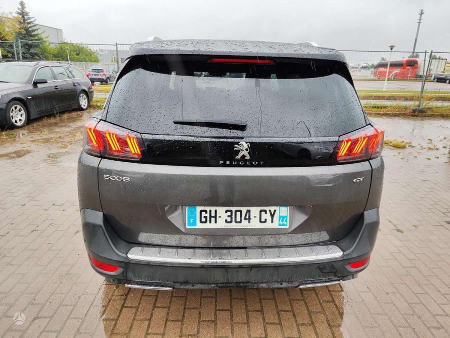 Pelēks Peugeot 5008 2022 Marijampole, ar dzinēja tilpumu 1.20 L un nobraukumu 90 tūkst. km par 18023 €, foto 9 vietnē AUTOMOTO.COM.LV