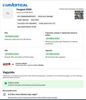 Pelēks Peugeot 5008 2022 Marijampole, ar dzinēja tilpumu 1.20 L un nobraukumu 90 tūkst. km par 18023 €, foto 38 vietnē AUTOMOTO.COM.LV