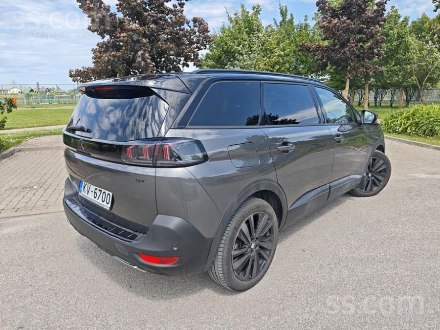 Pelēks Peugeot 5008 2023 Rīga, ar dzinēja tilpumu 1.60 L un nobraukumu 34 tūkst. km par 33000 €, foto 1 vietnē AUTOMOTO.COM.LV