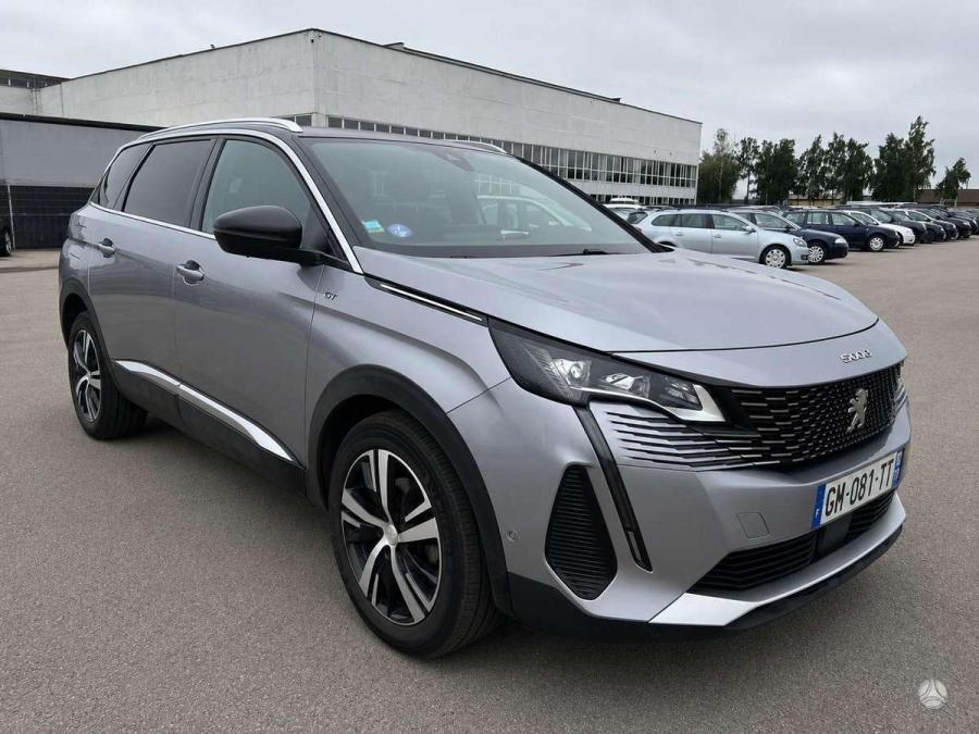 Pelēks Peugeot 5008 2023 Marijampole, ar dzinēja tilpumu 1.20 L un nobraukumu 117 tūkst. km par 18876 €, foto 4 vietnē AUTOMOTO.COM.LV
