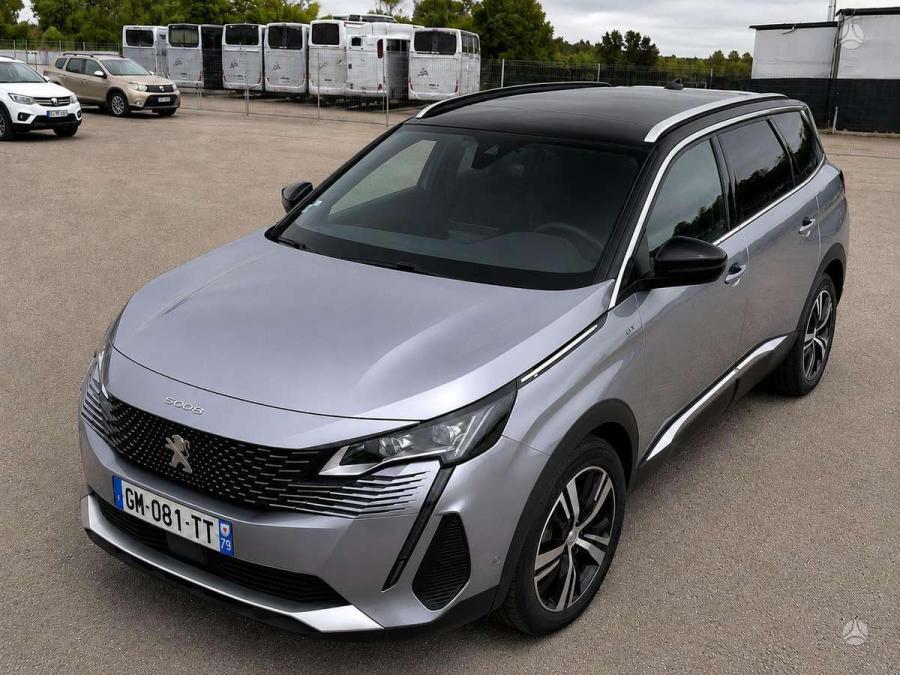 Pelēks Peugeot 5008 2023 Marijampole, ar dzinēja tilpumu 1.20 L un nobraukumu 117 tūkst. km par 18876 €, foto 10 vietnē AUTOMOTO.COM.LV