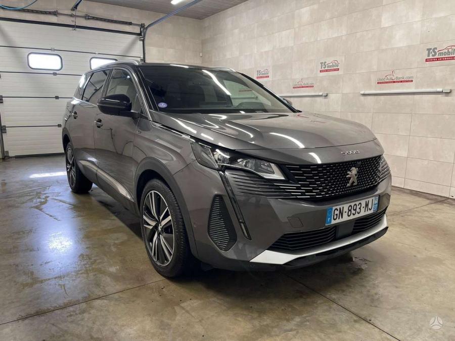 Grey Peugeot 5008 2023 in Marijampole, with an engine capacity of 1.20 L and mileage of 67 thousand km for 19844 €, photo 4 on AUTOMOTO.COM.LV