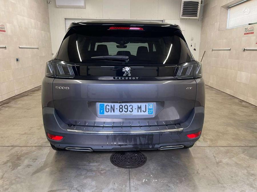 Grey Peugeot 5008 2023 in Marijampole, with an engine capacity of 1.20 L and mileage of 67 thousand km for 19844 €, photo 6 on AUTOMOTO.COM.LV