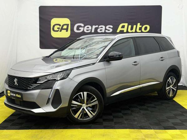 Pelēks Peugeot 5008 2024 Viļņa, ar dzinēja tilpumu 1.50 L un nobraukumu 30 tūkst. km par 24800 €, foto 1 vietnē AUTOMOTO.COM.LV