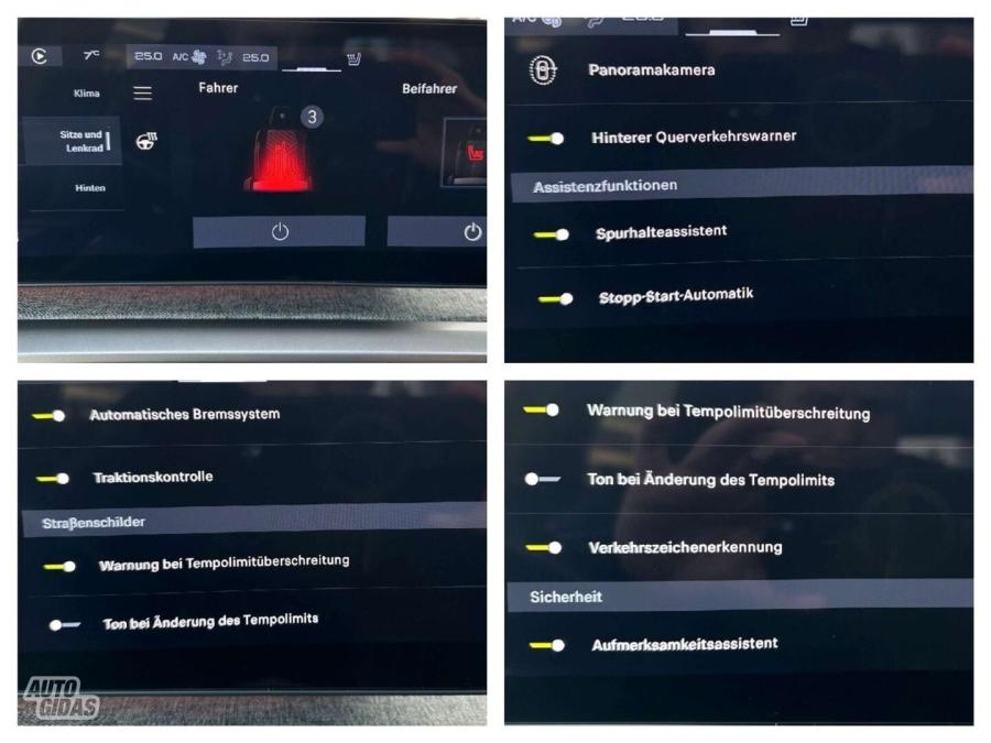 Grey Peugeot 5008 2025 in Kaunas, with an engine capacity of 1.20 L and mileage of 33 thousand km for 32643 €, photo 14 on AUTOMOTO.COM.LV