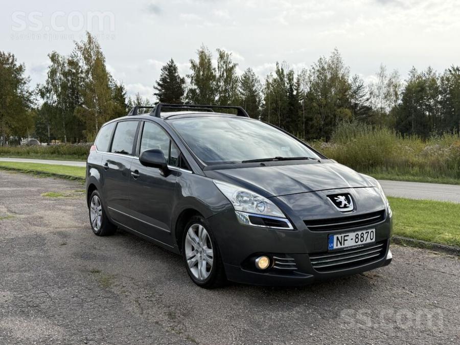 Grey Peugeot 5008 2009 in Jelgava, with an engine capacity of 2.00 L and mileage of 333 thousand km for 2800 €, photo 4 on AUTOMOTO.COM.LV