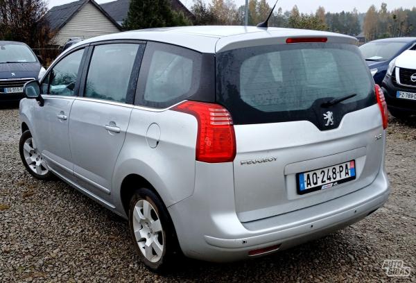 Pelēks Peugeot 5008 2010 Tauragė, ar dzinēja tilpumu 1.60 L un nobraukumu 250 tūkst. km par 3300 €, foto 11 vietnē AUTOMOTO.COM.LV