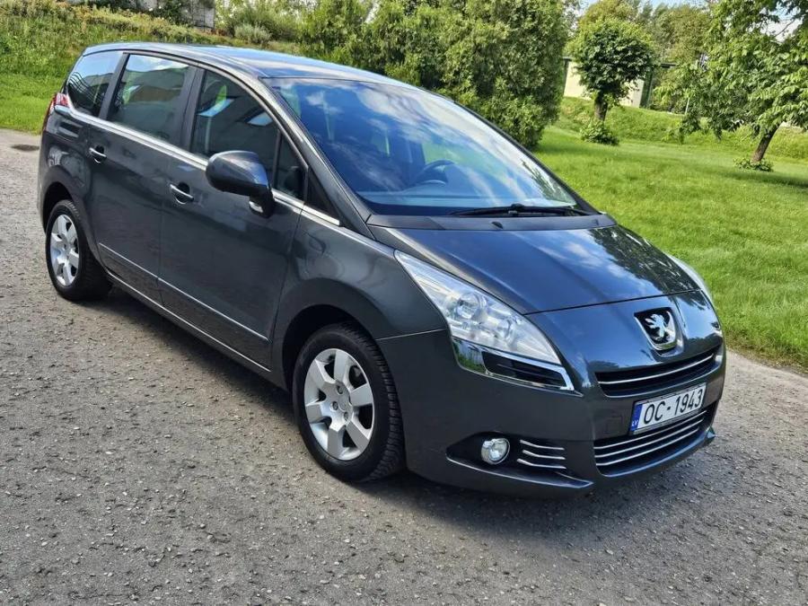Pelēks Peugeot 5008 2010 Jēkabpils, ar dzinēja tilpumu 1.60 L un nobraukumu 167 tūkst. km par 3990 €, foto 1 vietnē AUTOMOTO.COM.LV