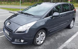 Grey Peugeot 5008 2010 in Riga, with an engine capacity of 2.00 L and mileage of 355 thousand km for 2000 €, photo 3 on AUTOMOTO.COM.LV