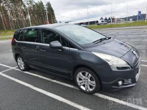 Grey Peugeot 5008 2010 in Riga, with an engine capacity of 2.00 L and mileage of 355 thousand km for 2000 €, photo 12 on AUTOMOTO.COM.LV