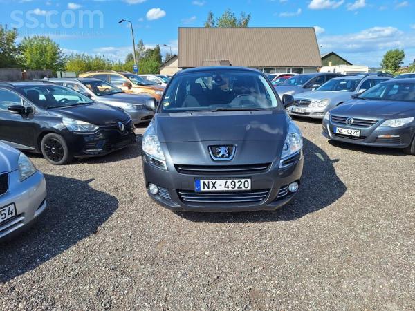 Grey Peugeot 5008 2010 in Daugavpils, with an engine capacity of 1.60 L and mileage of 0 thousand km for 5700 €, photo 3 on AUTOMOTO.COM.LV