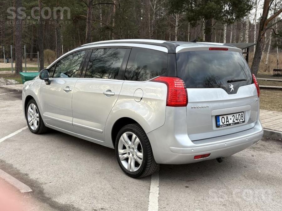 Grey Peugeot 5008 2011 in Riga, with an engine capacity of 2.00 L and mileage of 276 thousand km for 4950 €, photo 6 on AUTOMOTO.COM.LV