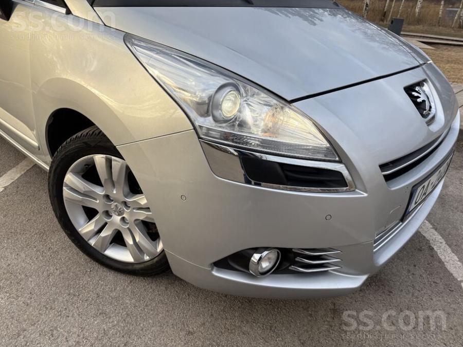 Grey Peugeot 5008 2011 in Riga, with an engine capacity of 2.00 L and mileage of 276 thousand km for 4950 €, photo 18 on AUTOMOTO.COM.LV