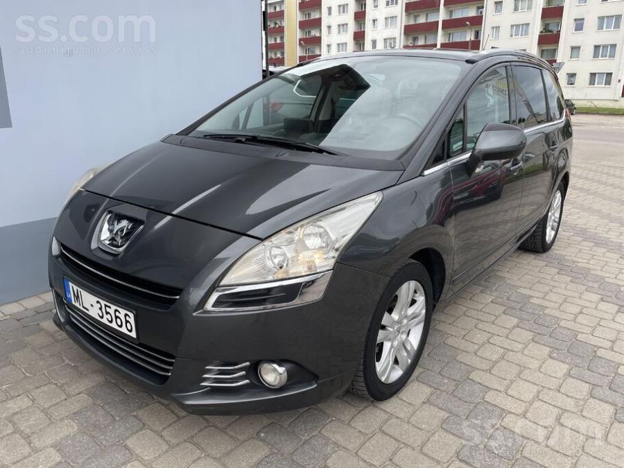 Pelēks Peugeot 5008 2011 Talsi, ar dzinēja tilpumu 1.60 L un nobraukumu 242 tūkst. km par 3900 €, foto 32 vietnē AUTOMOTO.COM.LV