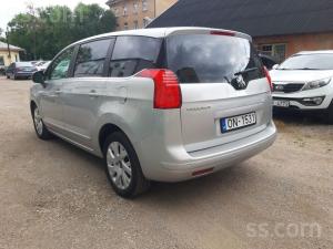 Pelēks Peugeot 5008 2011 Daugavpils, ar dzinēja tilpumu 1.60 L un nobraukumu 0 tūkst. km par 4250 €, foto 10 vietnē AUTOMOTO.COM.LV