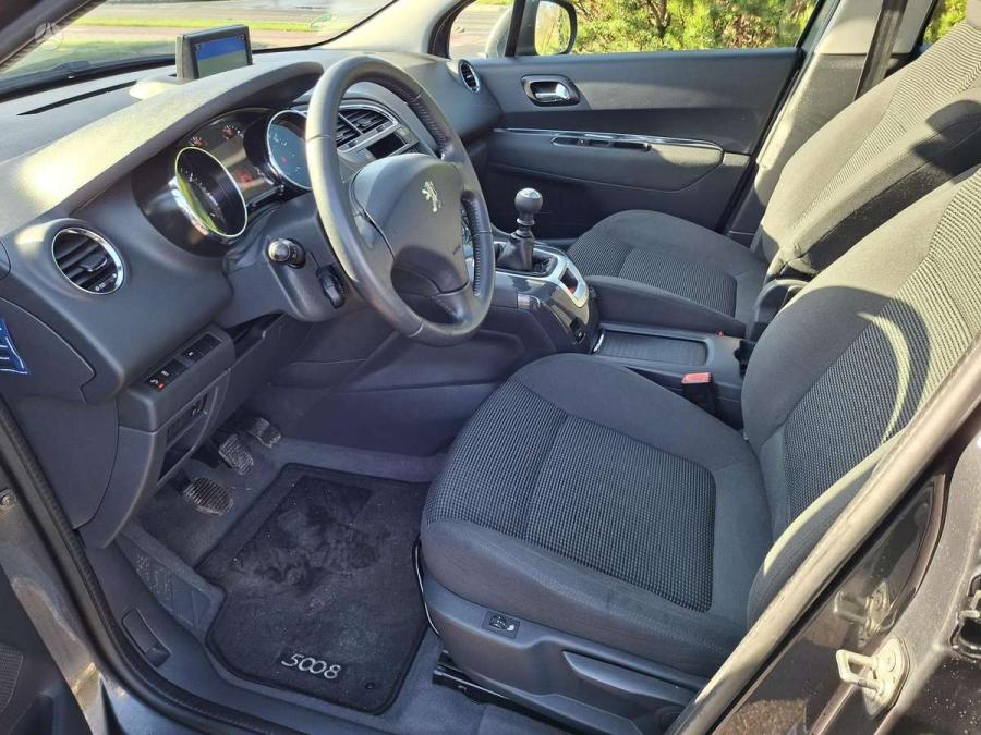 Pelēks Peugeot 5008 2013 Ukmergė, ar dzinēja tilpumu 1.60 L un nobraukumu 224 tūkst. km par 2999 €, foto 14 vietnē AUTOMOTO.COM.LV