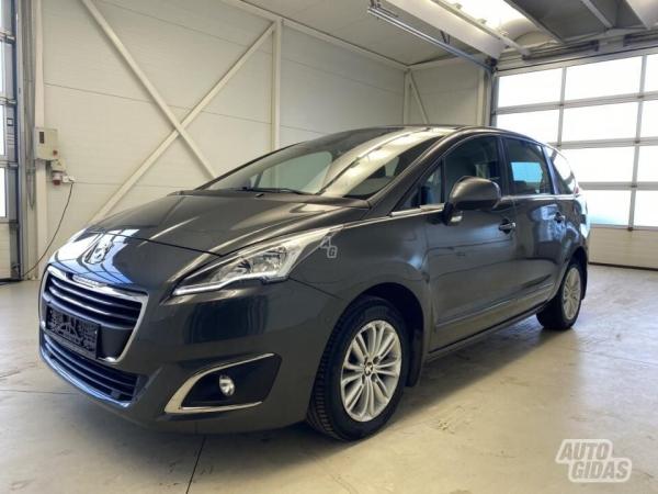 Grey Peugeot 5008 2014 in Radviliskis, with an engine capacity of 1.60 L and mileage of 223 thousand km for 5750 €, photo 1 on AUTOMOTO.COM.LV