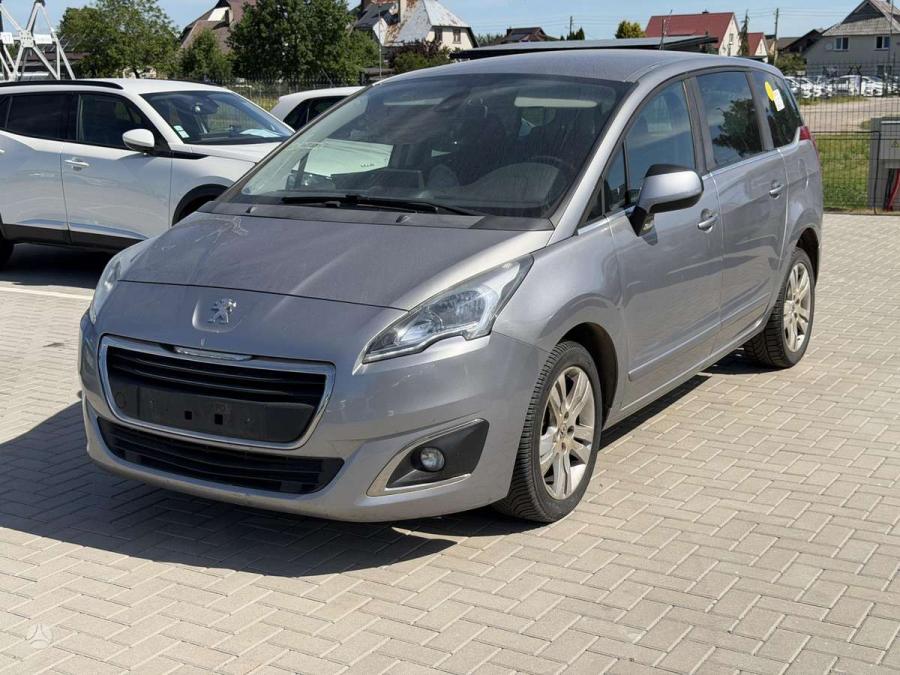 Серый Пежо 5008 2014 в Таураге, объемом двигателя 1.56 л и пробегом 259 тыс. км за 3600 €, фото 1 на AUTOMOTO.COM.LV