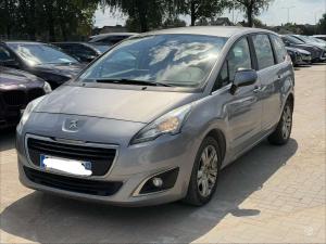 Pelēks Peugeot 5008 2014 Tauragė, ar dzinēja tilpumu 1.56 L un nobraukumu 259 tūkst. km par 3600 €, foto  vietnē AUTOMOTO.COM.LV