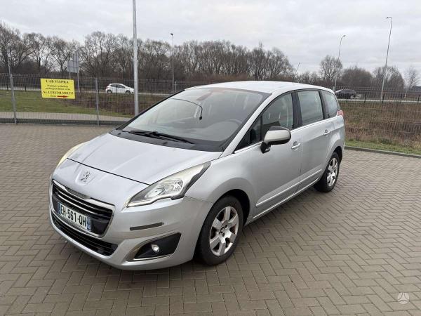 Pelēks Peugeot 5008 2015 Tauragė, ar dzinēja tilpumu 1.56 L un nobraukumu 212 tūkst. km par 5000 €, foto 1 vietnē AUTOMOTO.COM.LV