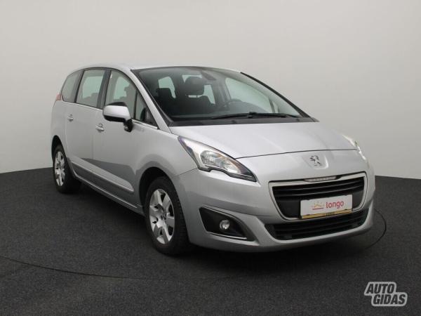 Pelēks Peugeot 5008 2015 Viļņa, ar dzinēja tilpumu 1.60 L un nobraukumu 186 tūkst. km par 6799 €, foto 10 vietnē AUTOMOTO.COM.LV