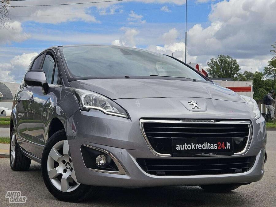 Pelēks Peugeot 5008 2016 Šauļi, ar dzinēja tilpumu 1.20 L un nobraukumu 200 tūkst. km par 4950 €, foto 1 vietnē AUTOMOTO.COM.LV