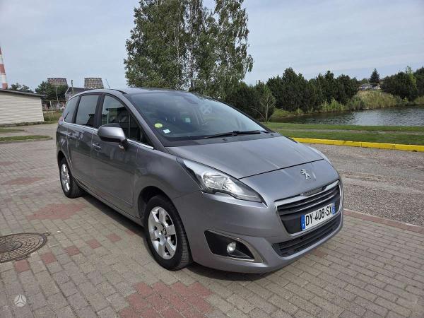 Pelēks Peugeot 5008 2016 Viļņa, ar dzinēja tilpumu 1.56 L un nobraukumu 290 tūkst. km par 5700 €, foto 4 vietnē AUTOMOTO.COM.LV