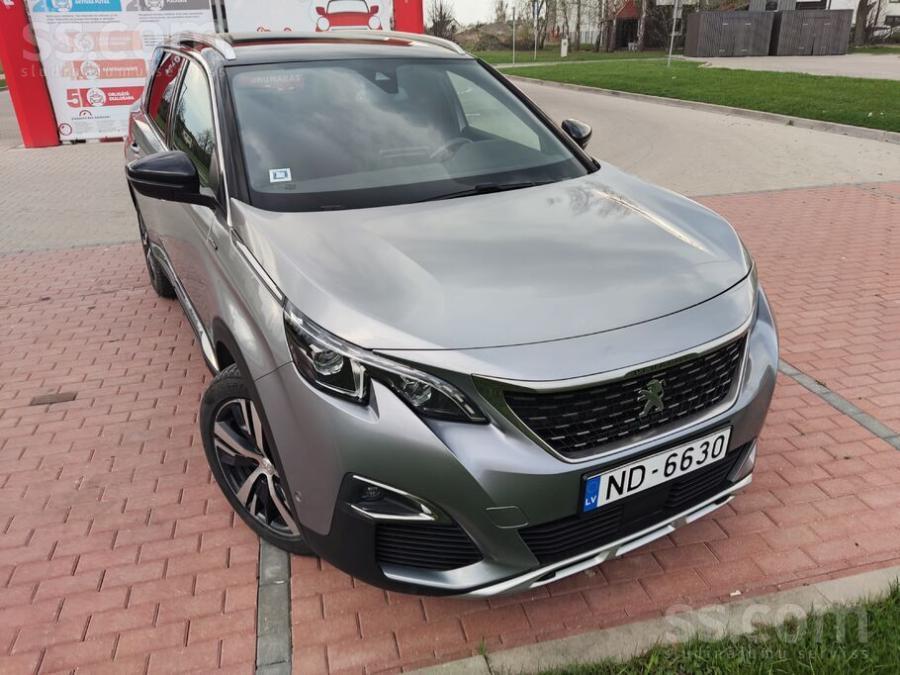 Серый Пежо 5008 2018 в Елгава, объемом двигателя 2.00 л и пробегом 202 тыс. км за 14980 €, фото 1 на AUTOMOTO.COM.LV