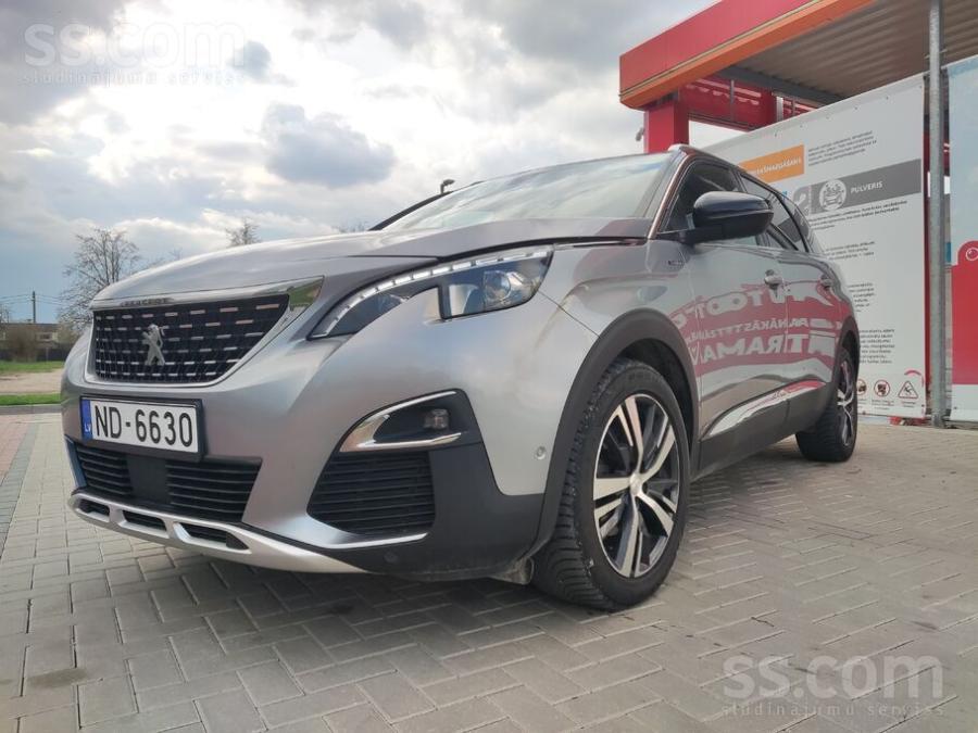 Серый Пежо 5008 2018 в Елгава, объемом двигателя 2.00 л и пробегом 202 тыс. км за 14980 €, фото 3 на AUTOMOTO.COM.LV
