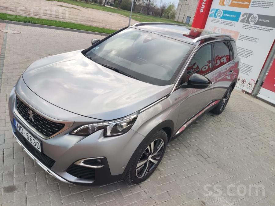 Pelēks Peugeot 5008 2018 Jelgava, ar dzinēja tilpumu 2.00 L un nobraukumu 209 tūkst. km par 14880 €, foto 3 vietnē AUTOMOTO.COM.LV