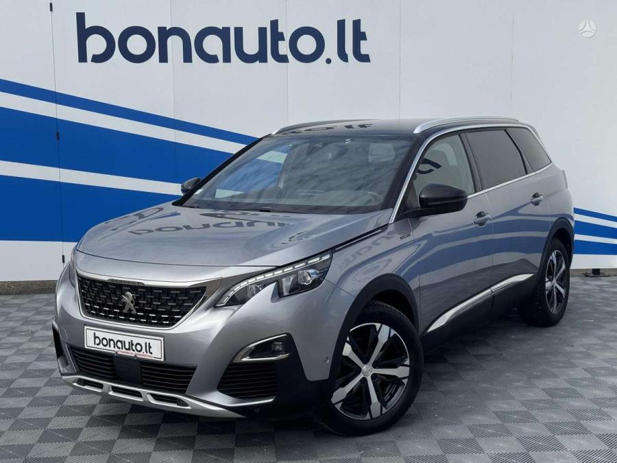 Pelēks Peugeot 5008 2018 Kauņa, ar dzinēja tilpumu 1.56 L un nobraukumu 259 tūkst. km par 11350 €, foto 1 vietnē AUTOMOTO.COM.LV