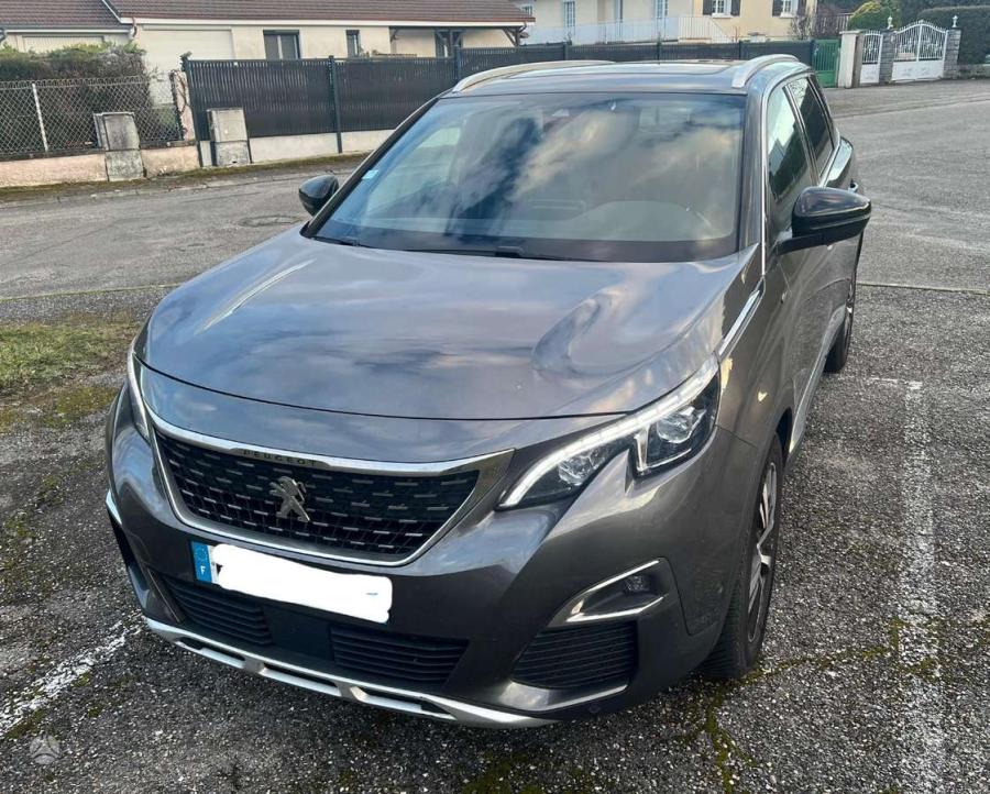 Pelēks Peugeot 5008 2019 Tauragė, ar dzinēja tilpumu 1.50 L un nobraukumu 215 tūkst. km par 13189 €, foto 2 vietnē AUTOMOTO.COM.LV