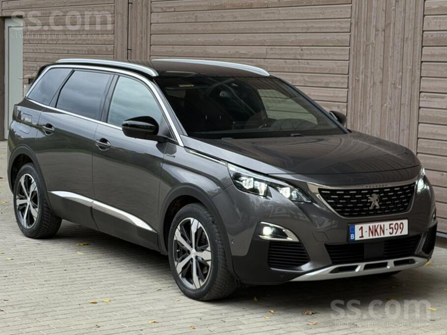 Grey Peugeot 5008 2020 in Jelgava, with an engine capacity of 1.50 L and mileage of 214 thousand km for 15990 €, photo 1 on AUTOMOTO.COM.LV