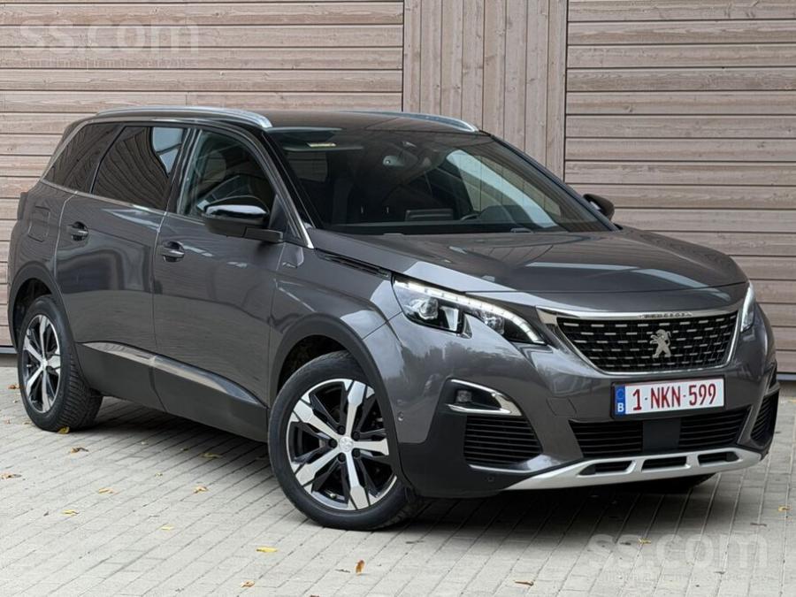Grey Peugeot 5008 2020 in Jelgava, with an engine capacity of 1.50 L and mileage of 214 thousand km for 15990 €, photo 6 on AUTOMOTO.COM.LV