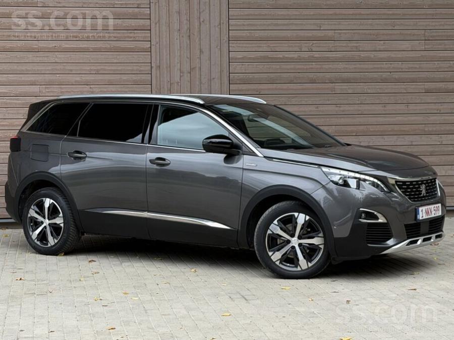 Grey Peugeot 5008 2020 in Jelgava, with an engine capacity of 1.50 L and mileage of 214 thousand km for 15990 €, photo 9 on AUTOMOTO.COM.LV