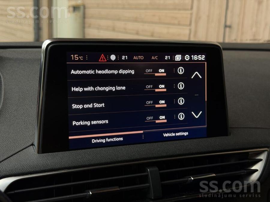 Grey Peugeot 5008 2020 in Jelgava, with an engine capacity of 1.50 L and mileage of 214 thousand km for 15990 €, photo 29 on AUTOMOTO.COM.LV