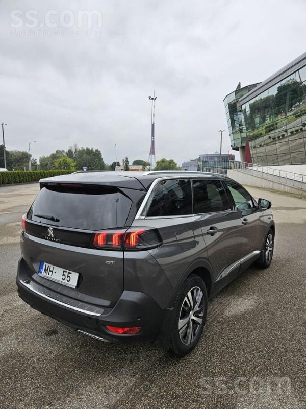 Grey Peugeot 5008 2021 in Riga, with an engine capacity of 1.50 L and mileage of 92 thousand km for 22900 €, photo 9 on AUTOMOTO.COM.LV