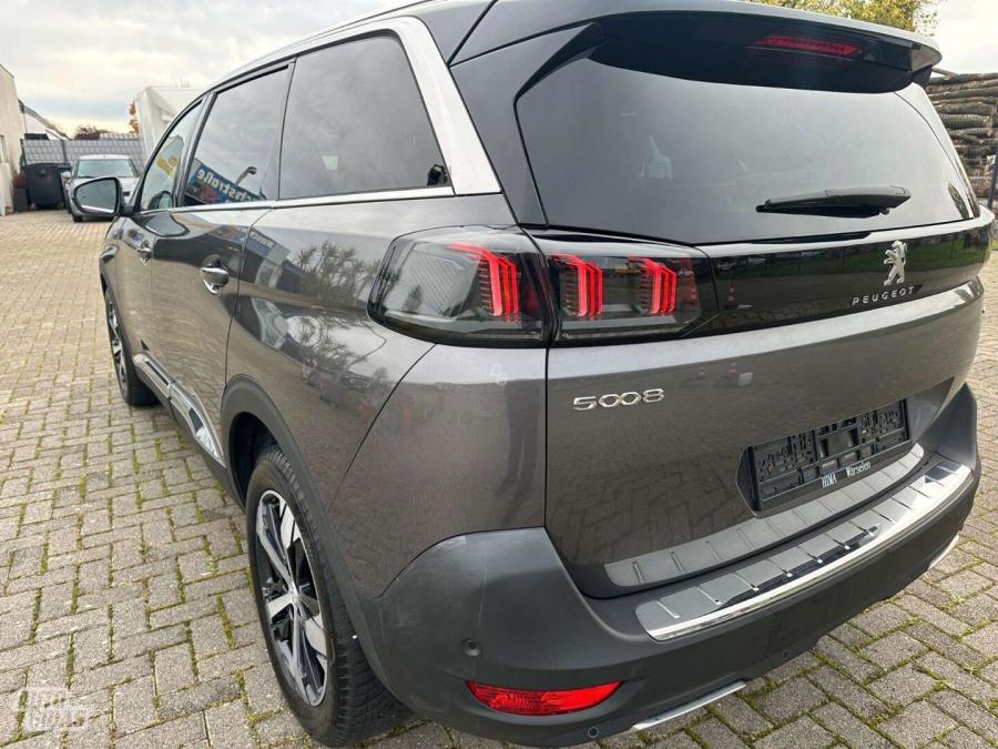 Grey Peugeot 5008 2021 in Kaunas, with an engine capacity of 1.60 L and mileage of 50 thousand km for 31124 €, photo 7 on AUTOMOTO.COM.LV
