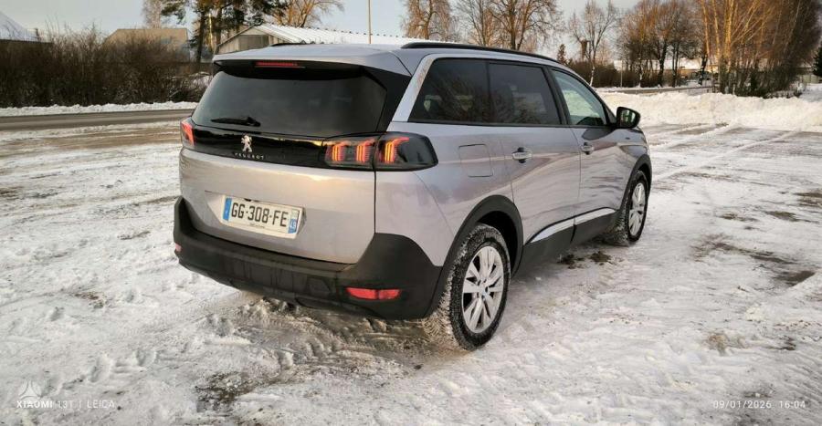 Pelēks Peugeot 5008 2022 Tauragė, ar dzinēja tilpumu 1.50 L un nobraukumu 150 tūkst. km par 14250 €, foto 4 vietnē AUTOMOTO.COM.LV