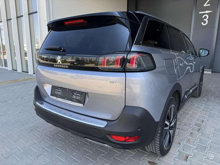 Pelēks Peugeot 5008 2022 Viļņa, ar dzinēja tilpumu 1.50 L un nobraukumu 177 tūkst. km par 19832 €, foto 6 vietnē AUTOMOTO.COM.LV