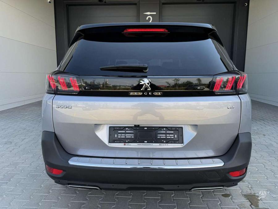 Pelēks Peugeot 5008 2022 Viļņa, ar dzinēja tilpumu 1.50 L un nobraukumu 177 tūkst. km par 19832 €, foto 7 vietnē AUTOMOTO.COM.LV