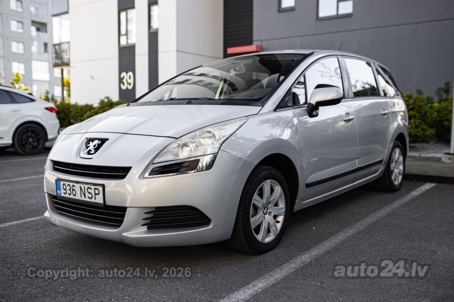 Pelēks Peugeot 5008 2010 Tallina, ar dzinēja tilpumu 1.60 L un nobraukumu 218 tūkst. km par 3599 €, foto 2 vietnē AUTOMOTO.COM.LV