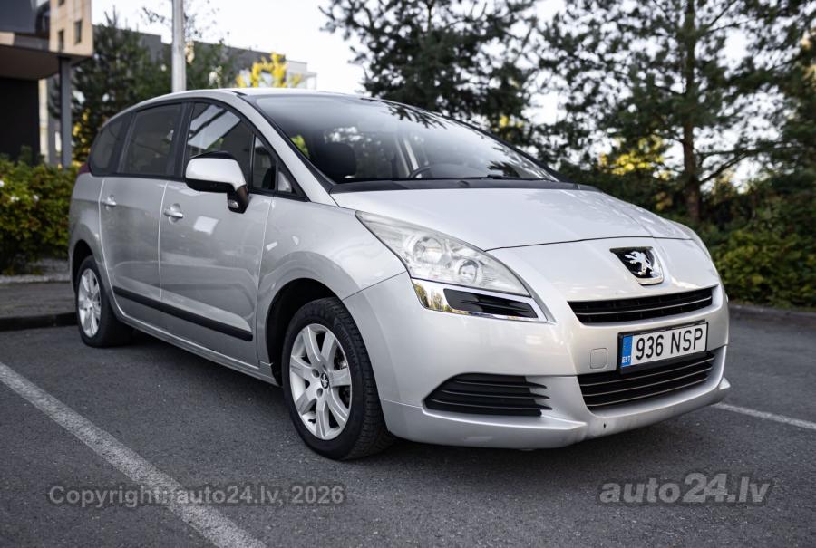 Pelēks Peugeot 5008 2010 Tallina, ar dzinēja tilpumu 1.60 L un nobraukumu 218 tūkst. km par 3599 €, foto 7 vietnē AUTOMOTO.COM.LV