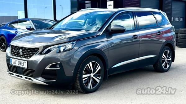 Grey Peugeot 5008 2017 in Tallinn, with an engine capacity of 1.60 L and mileage of 77 thousand km for 16790 €, photo 5 on AUTOMOTO.COM.LV