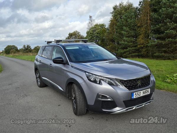 Pelēks Peugeot 5008 2017 Tallina, ar dzinēja tilpumu 1.60 L un nobraukumu 199 tūkst. km par 11900 €, foto  vietnē AUTOMOTO.COM.LV