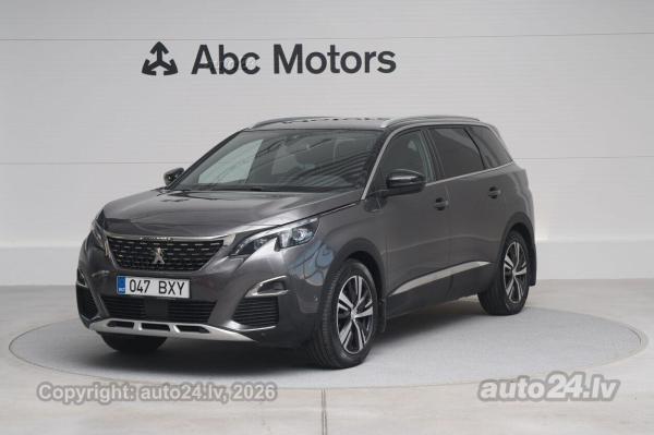 Grey Peugeot 5008 2018 in Tallinn, with an engine capacity of 1.60 L and mileage of 141 thousand km for 15990 €, photo 1 on AUTOMOTO.COM.LV