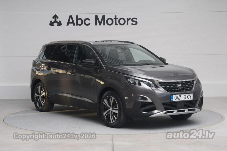 Grey Peugeot 5008 2018 in Tallinn, with an engine capacity of 1.60 L and mileage of 141 thousand km for 15990 €, photo 2 on AUTOMOTO.COM.LV